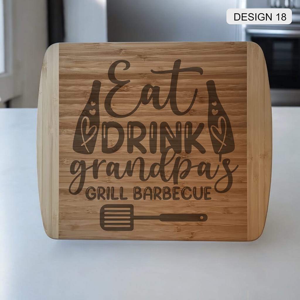 Bamboo Cutting Board - Bespoke Engravers