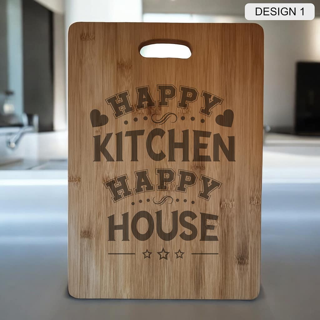 Personalised Bamboo Chopping Board - Bespoke Engravers