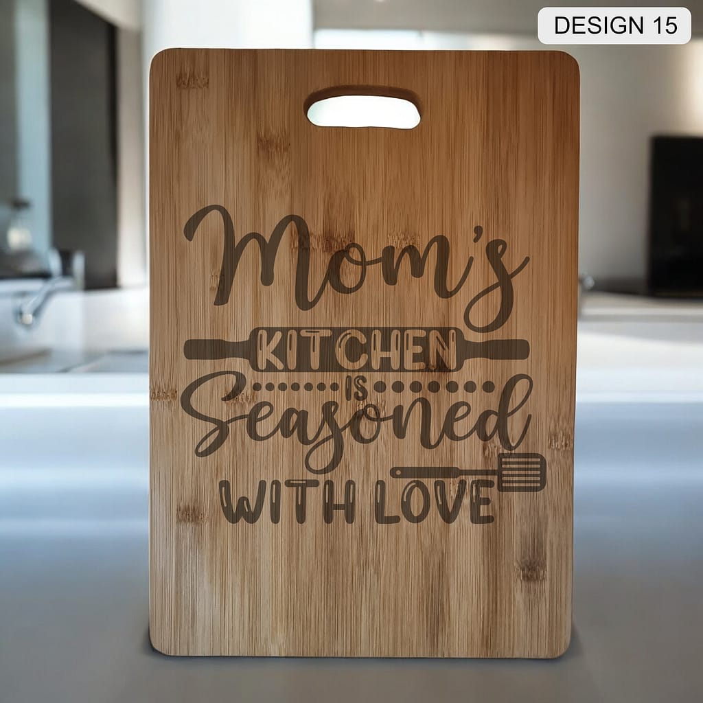Personalised Bamboo Chopping Board - Bespoke Engravers