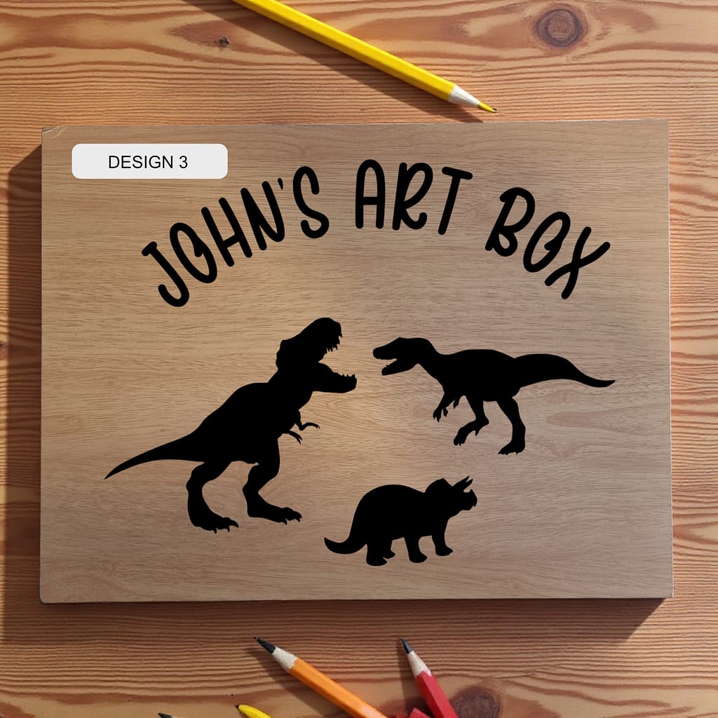 Personalised Art Box for Creative Artists - Bespoke Engravers