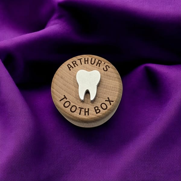 Personalised Tooth Box - Bespoke Engravers
